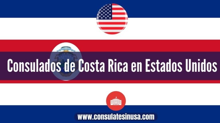 Consulados de Costa Rica en Estados Unidos - ️Reserva Cita