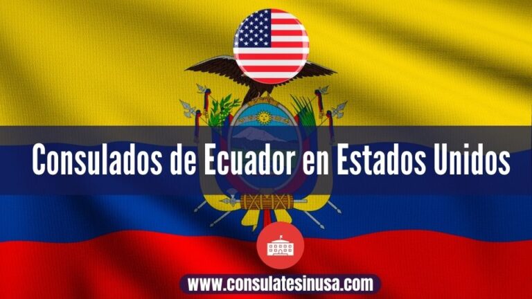 Consulados de Ecuador en Estados Unidos - ️Book appointment